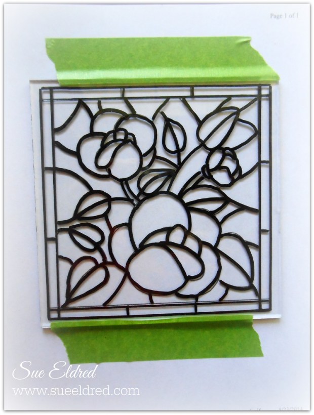 Reverse Glass Painting Technique with Decocolor Markers – Sue's ...