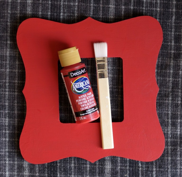 How to make a Red Buffalo Plaid Frame – Sue's Creative Workshop