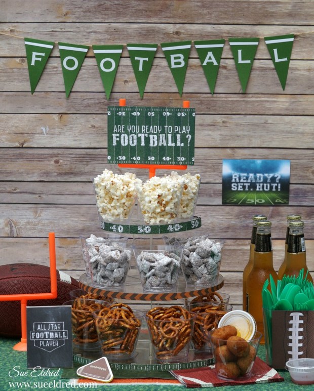Easy DIY Football Themed Party Ideas – Sue's Creative Workshop