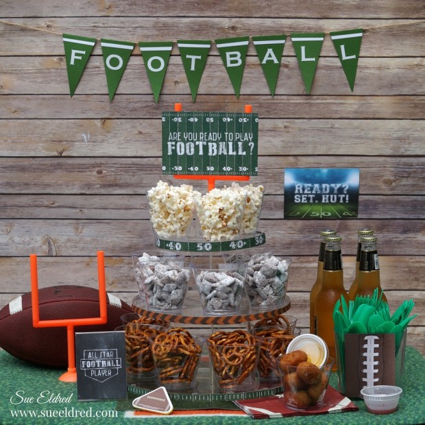 Easy DIY Football Themed Party Ideas – Sue's Creative Workshop
