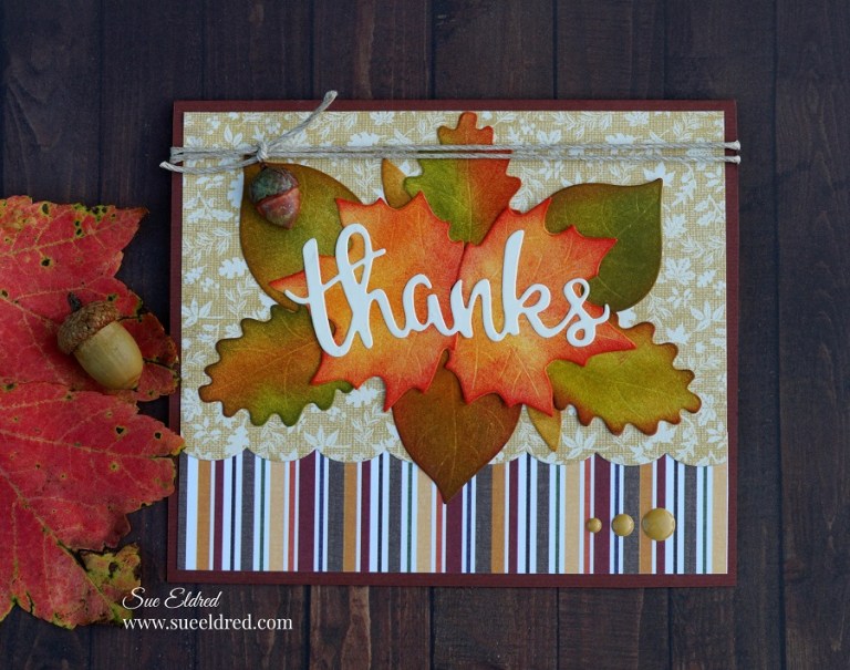 Fall Leaves Thank You Card – Sue's Creative Workshop