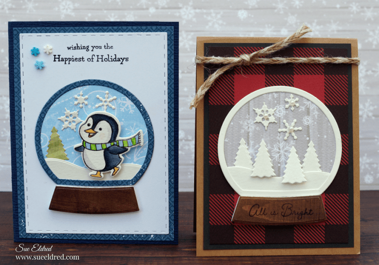 Holiday Snow Globe Cards – Sue's Creative Workshop