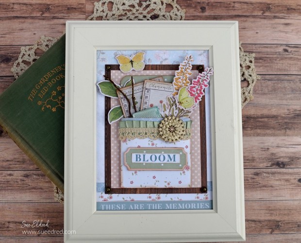 Vintage Inspired Library Pocket Collage – Sue's Creative Workshop