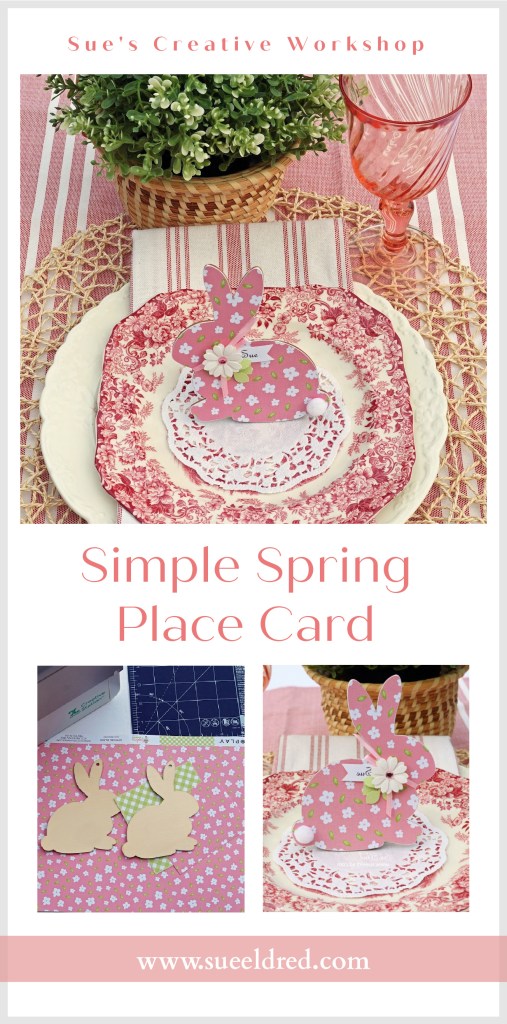 Simple Spring Place Card – Sue's Creative Workshop