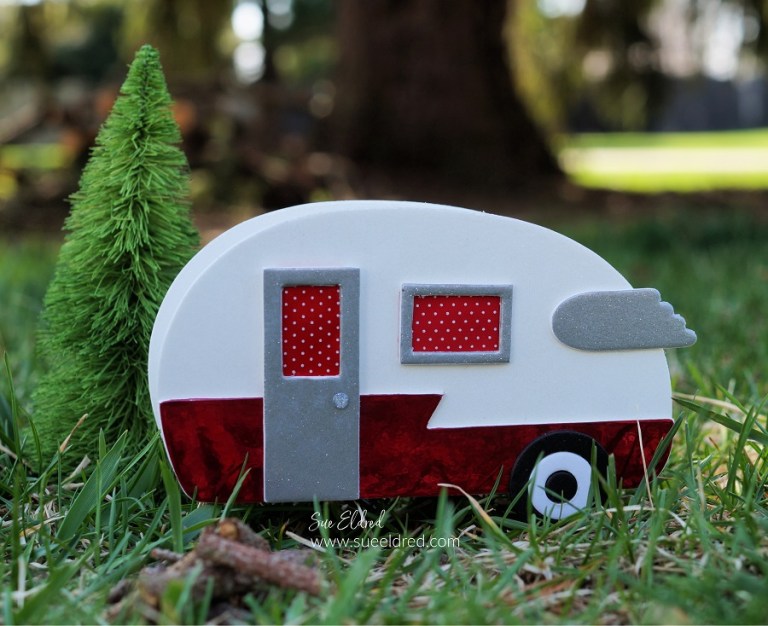 Snazzy Little Red Camper – Sue's Creative Workshop