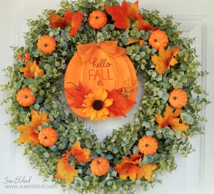 Hello Fall Pumpkin Wreath – Sue's Creative Workshop