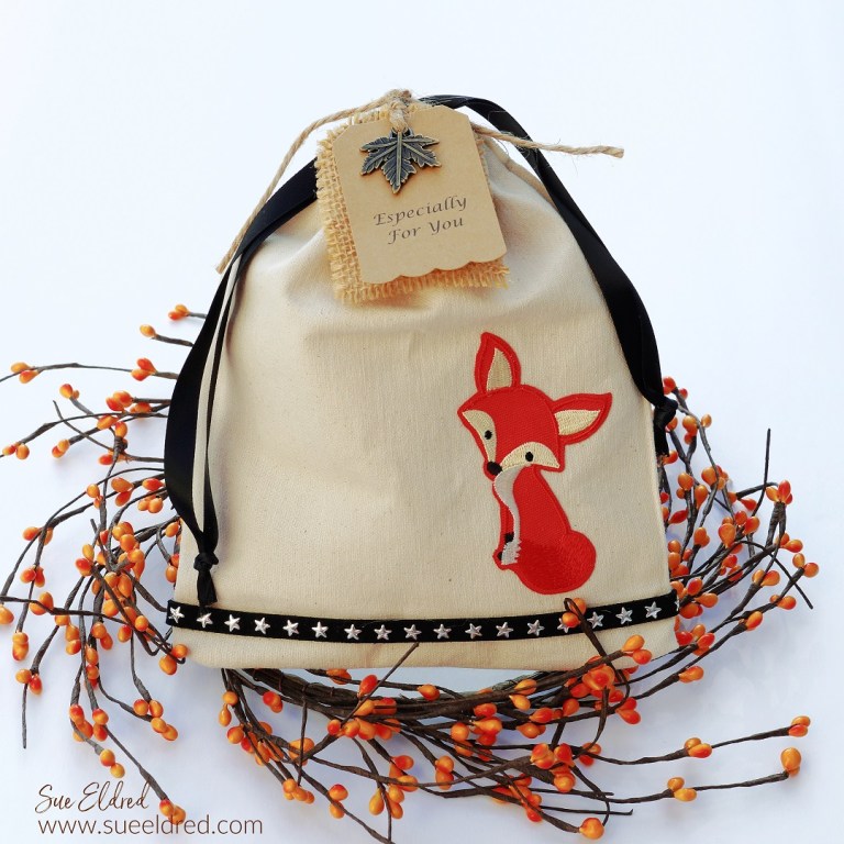 DIY Reusable Fox Canvas Gift Bag – Sue's Creative Workshop