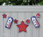 Patriotic Banner for the 4th of July – Sue's Creative Workshop