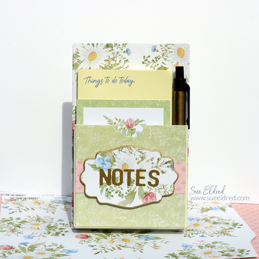 DIY Floral Notepad Holder – Sue's Creative Workshop
