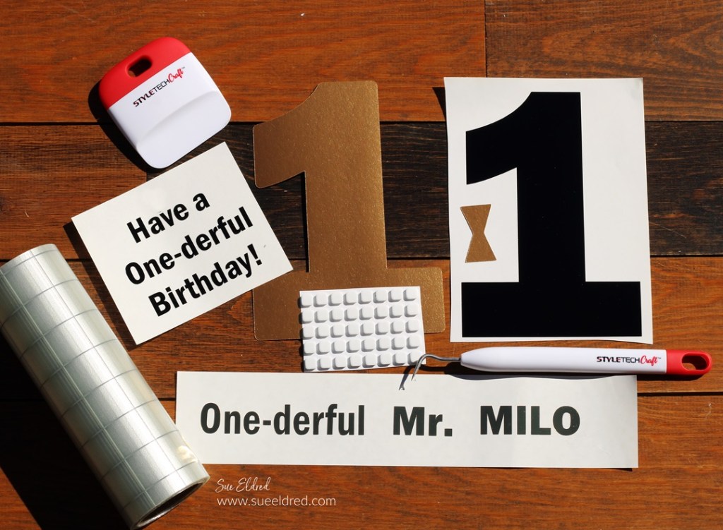 Mr. One-derful’s First Birthday Card – Sue's Creative Workshop