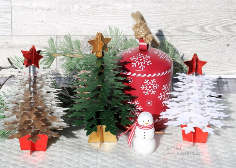 3D Snowflake Christmas Trees – Sue's Creative Workshop