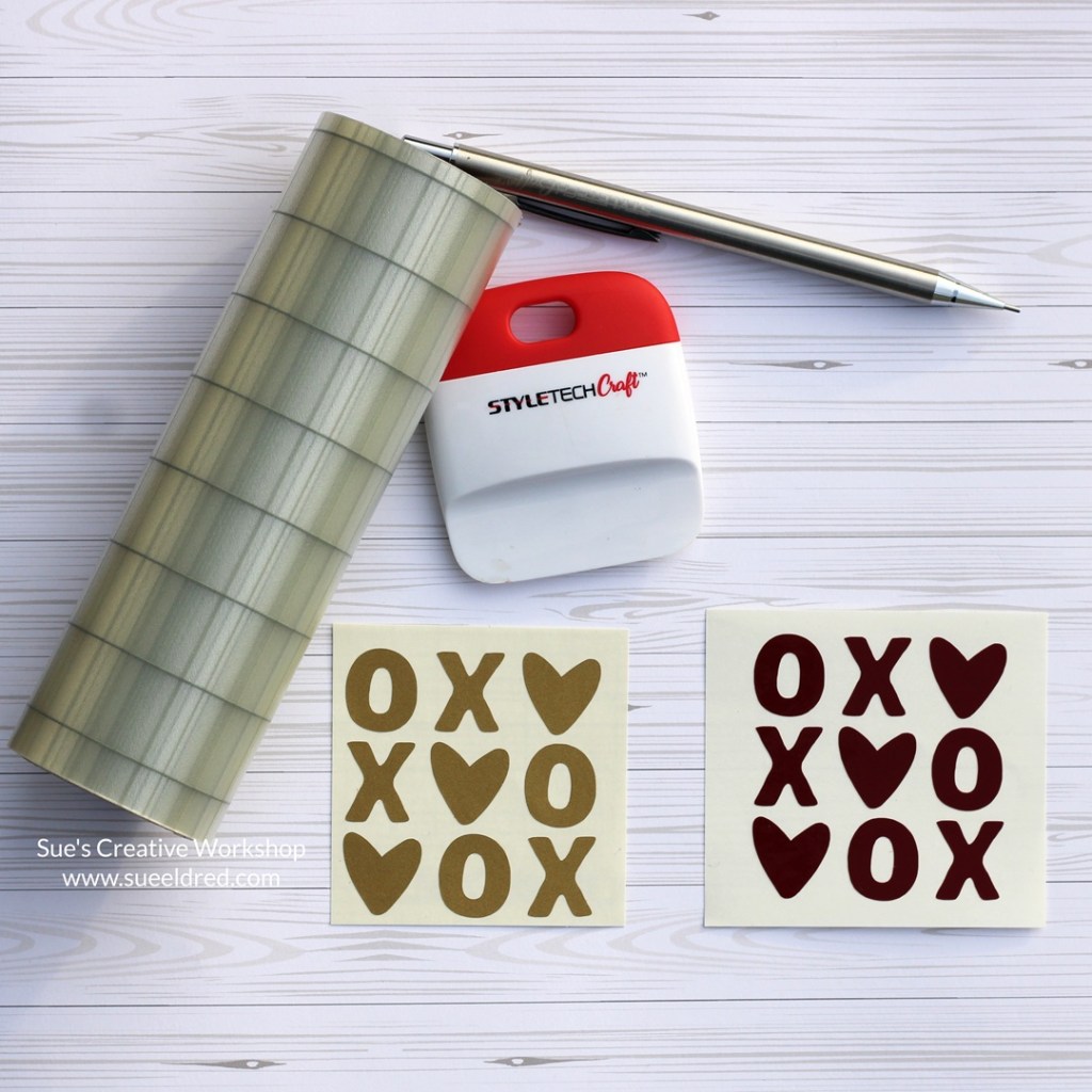 How to Make a Valentine’s Day Tic Tac Toe Card with Vinyl – Sue's ...